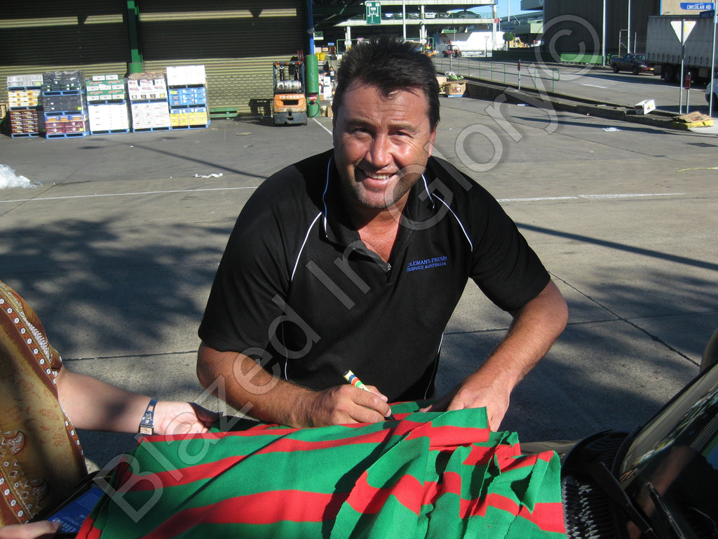 South Sydney Rabbitohs Legends - Signed & framed jersey – Blazed In Glory
